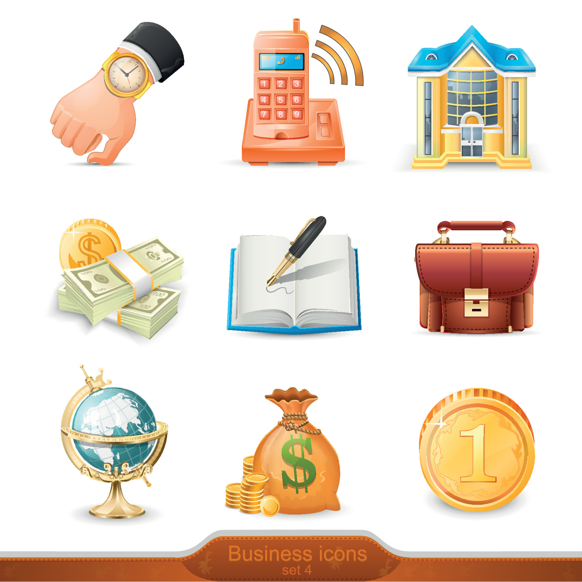 Business icons set vector illustration 18734001 Vector Art at Vecteezy