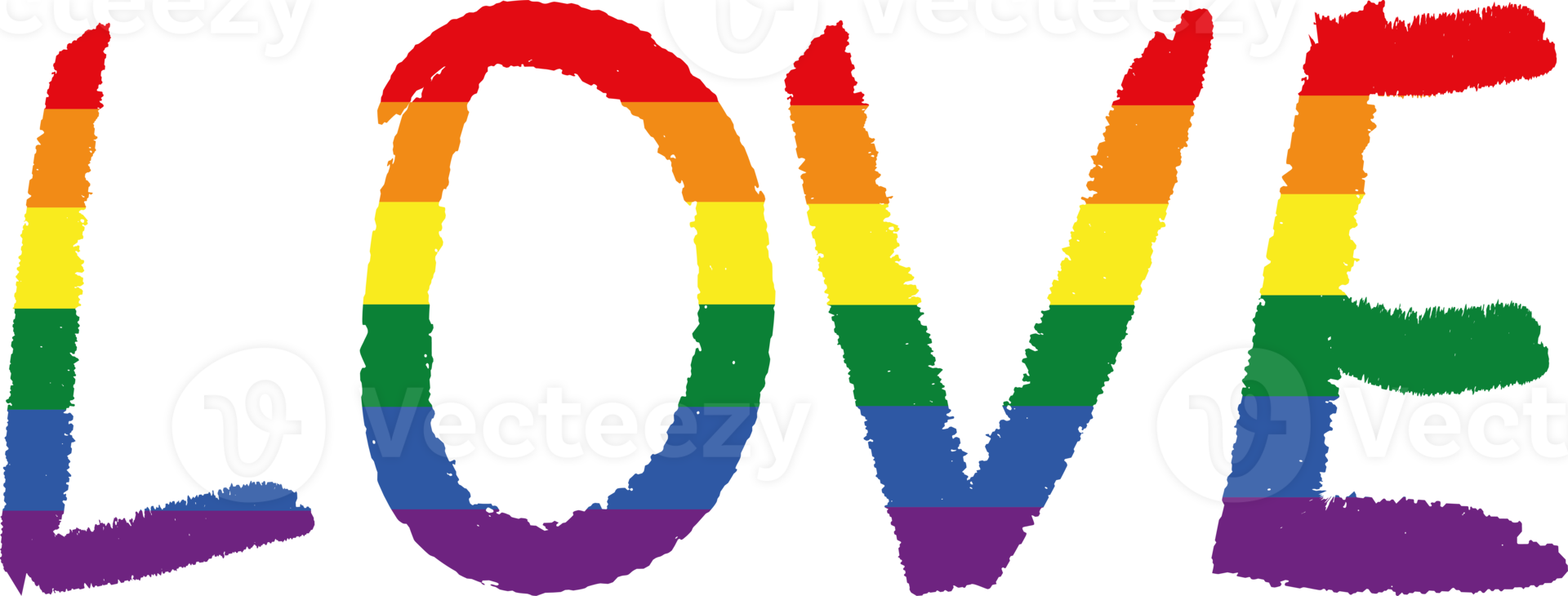 Gender Lgbt Doodle Rainbow Texture Brushstroke Lettering Title Love