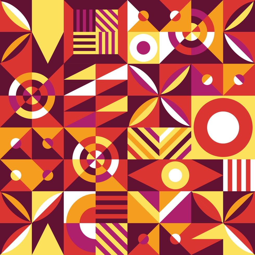 Abstract Geometric Shapes Seamless Pattern 18734594 Vector Art at Vecteezy