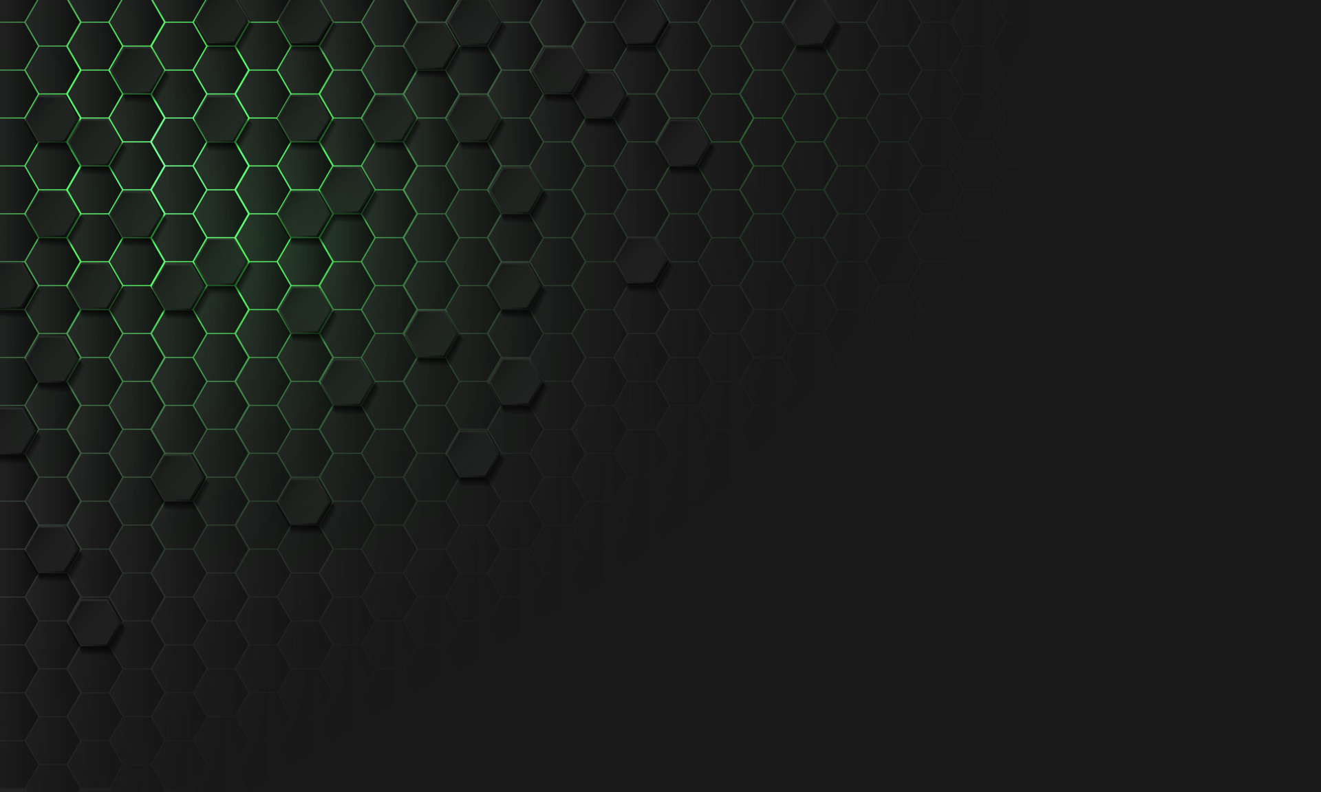 Abstract green light dark grey hexagon texture 3d geometric pattern ...