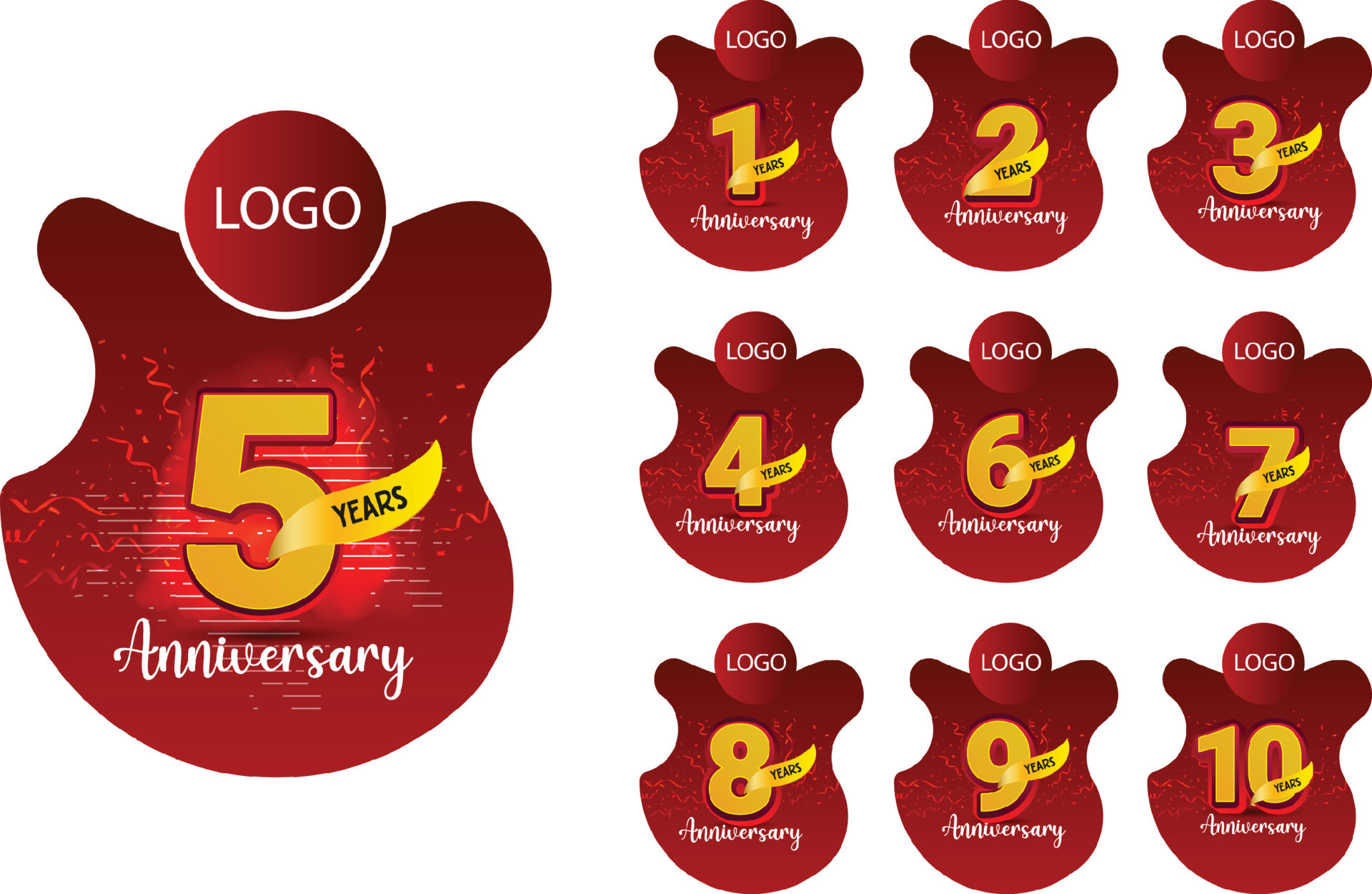 Dangler Design, Vector dangler design template, Anniversary Dangler ... Dangler Design, Vector dangler design template, Anniversary Dangler ...