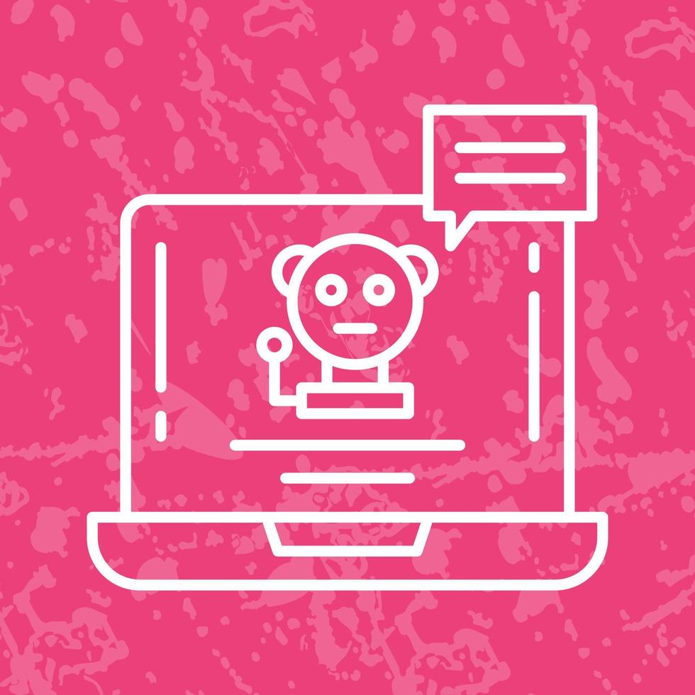 Chat Bot Vector Icon 18738303 Vector Art At Vecteezy