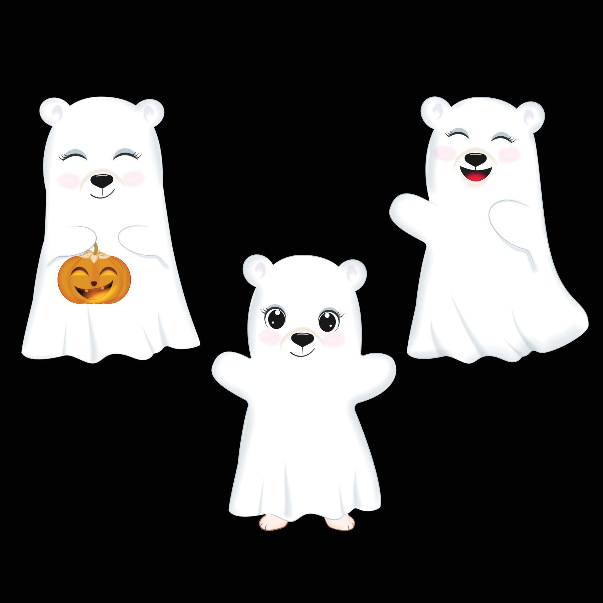 Set of Bear wearing Halloween costume, Halloween illustration 18740949 ...