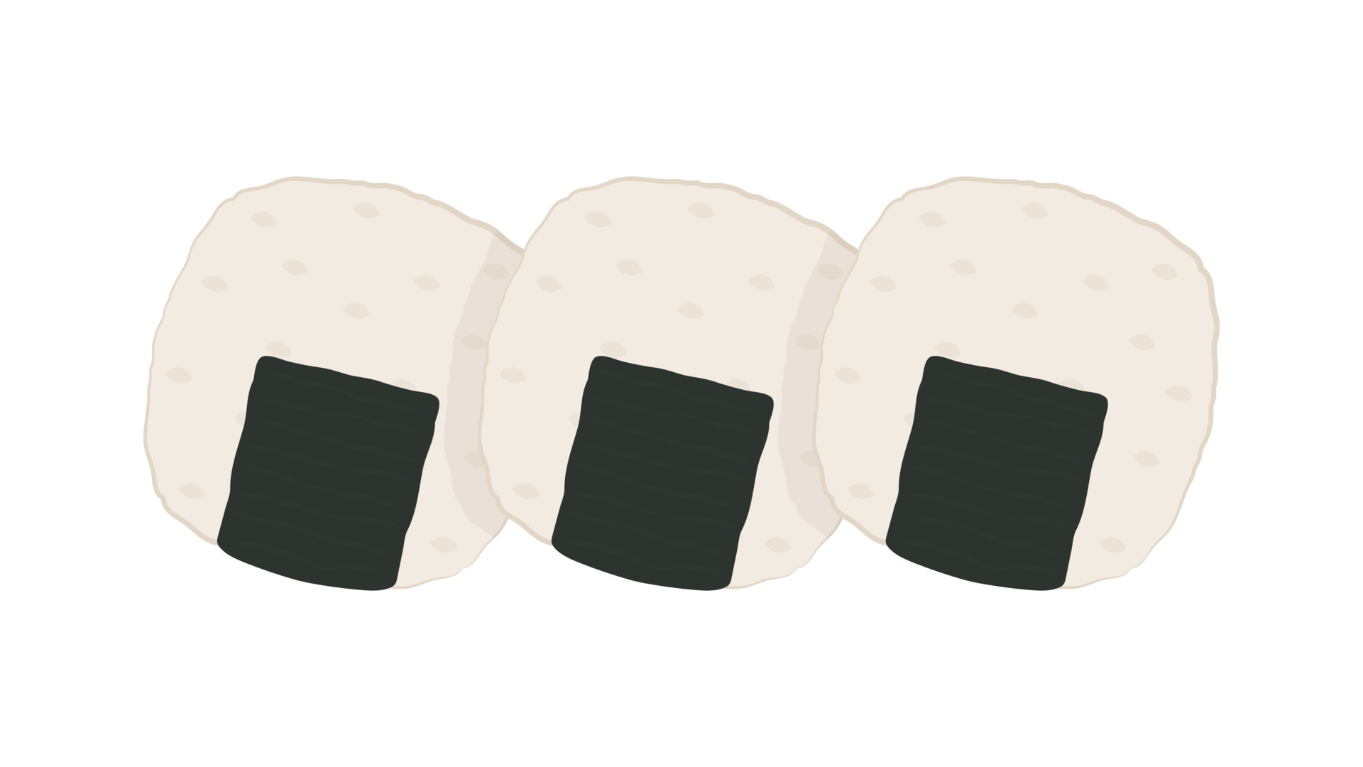 Onigiri Vector Onigiri On White Background Onigiri Logo Design 18741253 Vector Art At Vecteezy