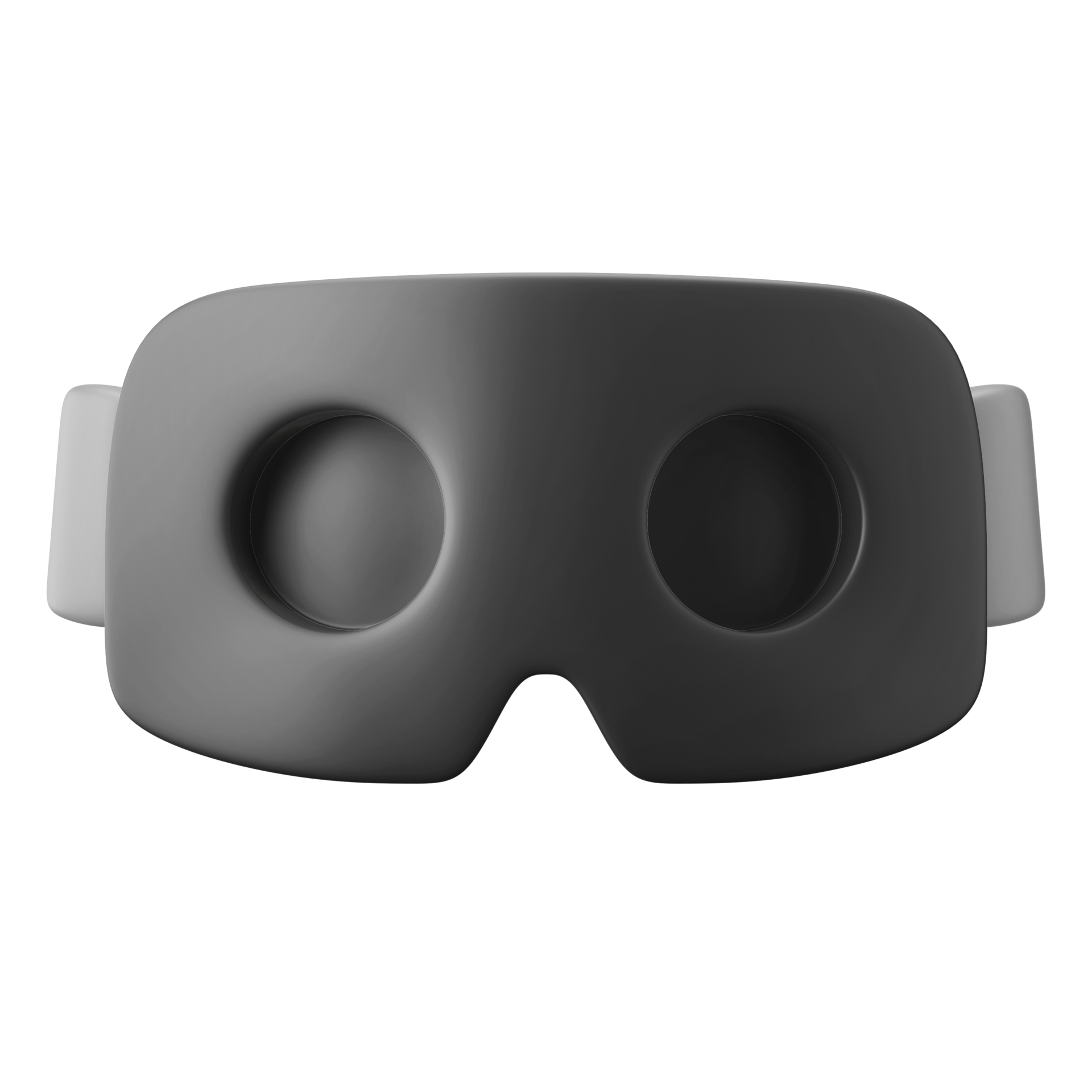 Modern Black Vr Virtual Reality Headset Symbol User Interface Theme 3d