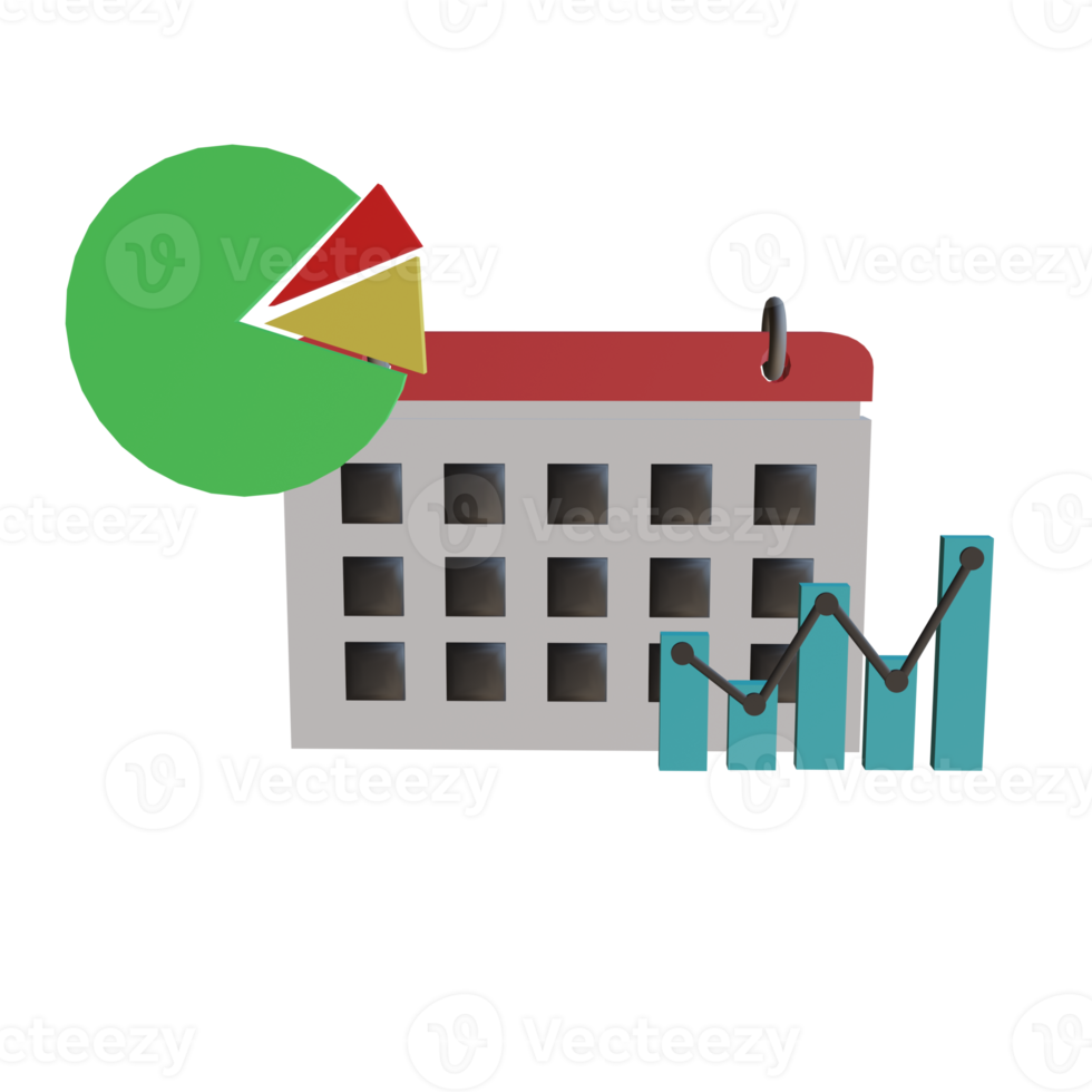 Statistics Calendar 3d 18742598 Png