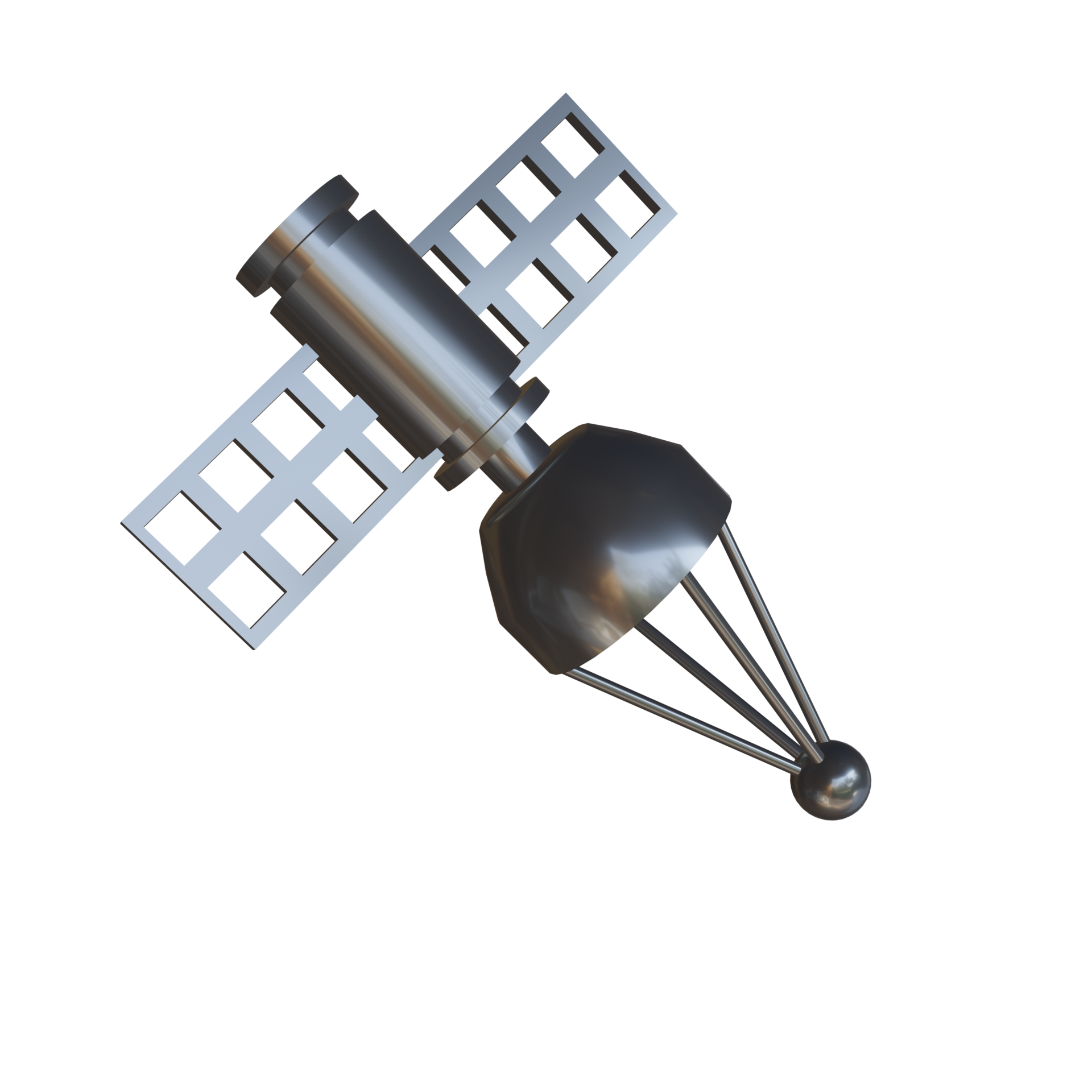 3d satellite model 18742662 PNG