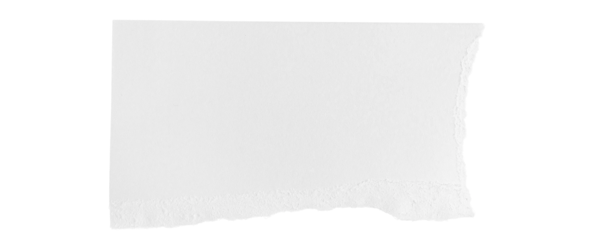 White ripped piece of paper isolated on transparent background PNG file ... White ripped piece of paper isolated on transparent background PNG file ...