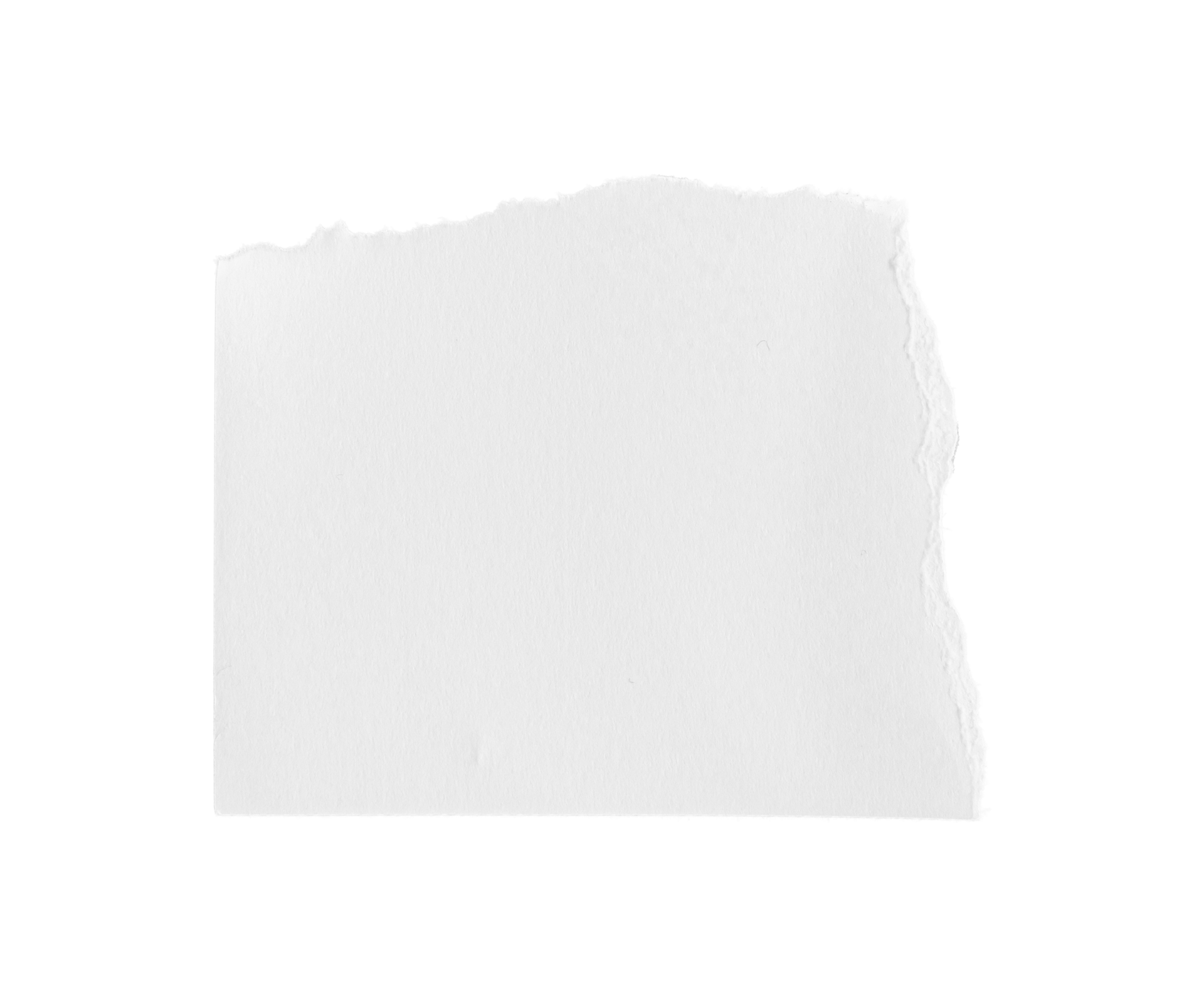 White ripped piece of paper isolated on transparent background PNG file ... White ripped piece of paper isolated on transparent background PNG file ...