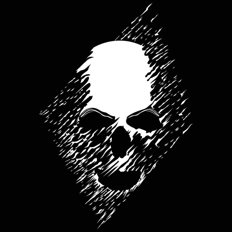 Skull Vintage Style Vector Illustration 18744886 Vector Art At Vecteezy