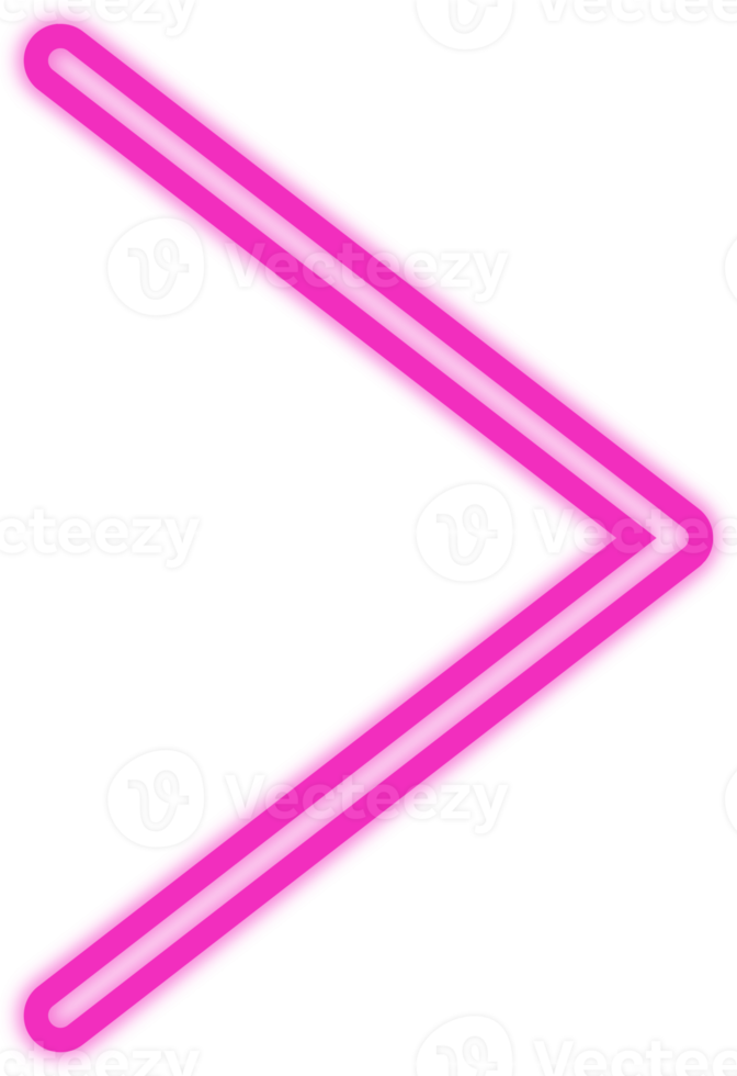 Neon Pink Arrow 18745814 Png