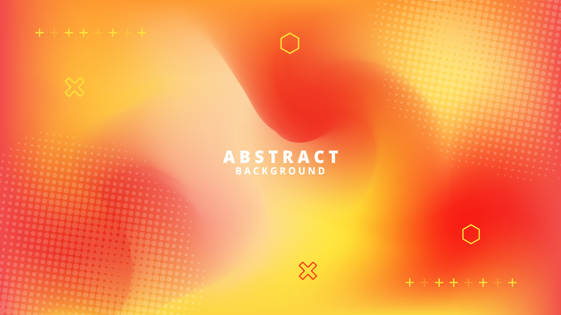 Abstract Orange Colorful Gradient Mesh Background 18745907 Vector Art