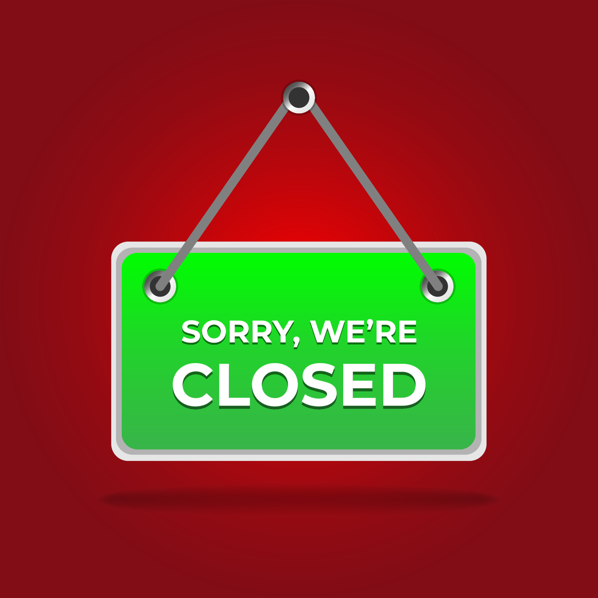 Sorry We Are Closed Sign On Door Store Business Open Or Closed Banner sorry-we-are-closed-sign-on-door-store-business-open-or-closed-banner