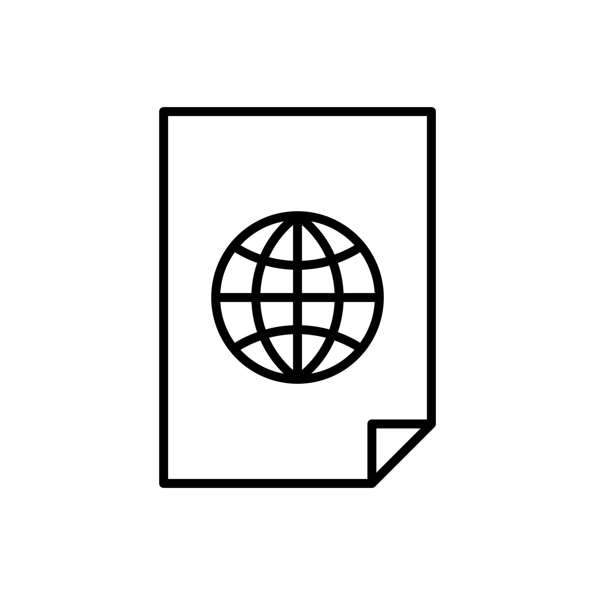 Web page, web document format icon in line style design isolated on ...