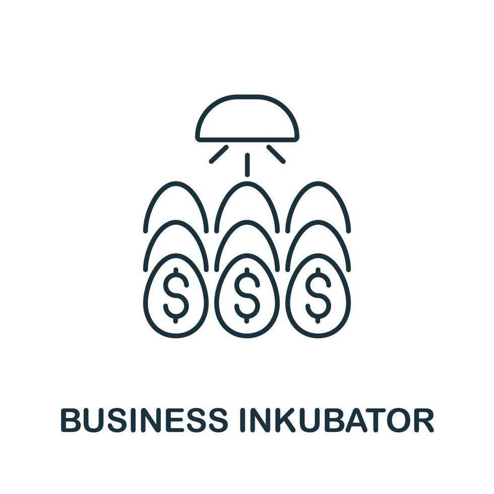 Business Incubator icon. Creative simple symbol from fintech collection ... Business Incubator icon. Creative simple symbol from fintech collection ...