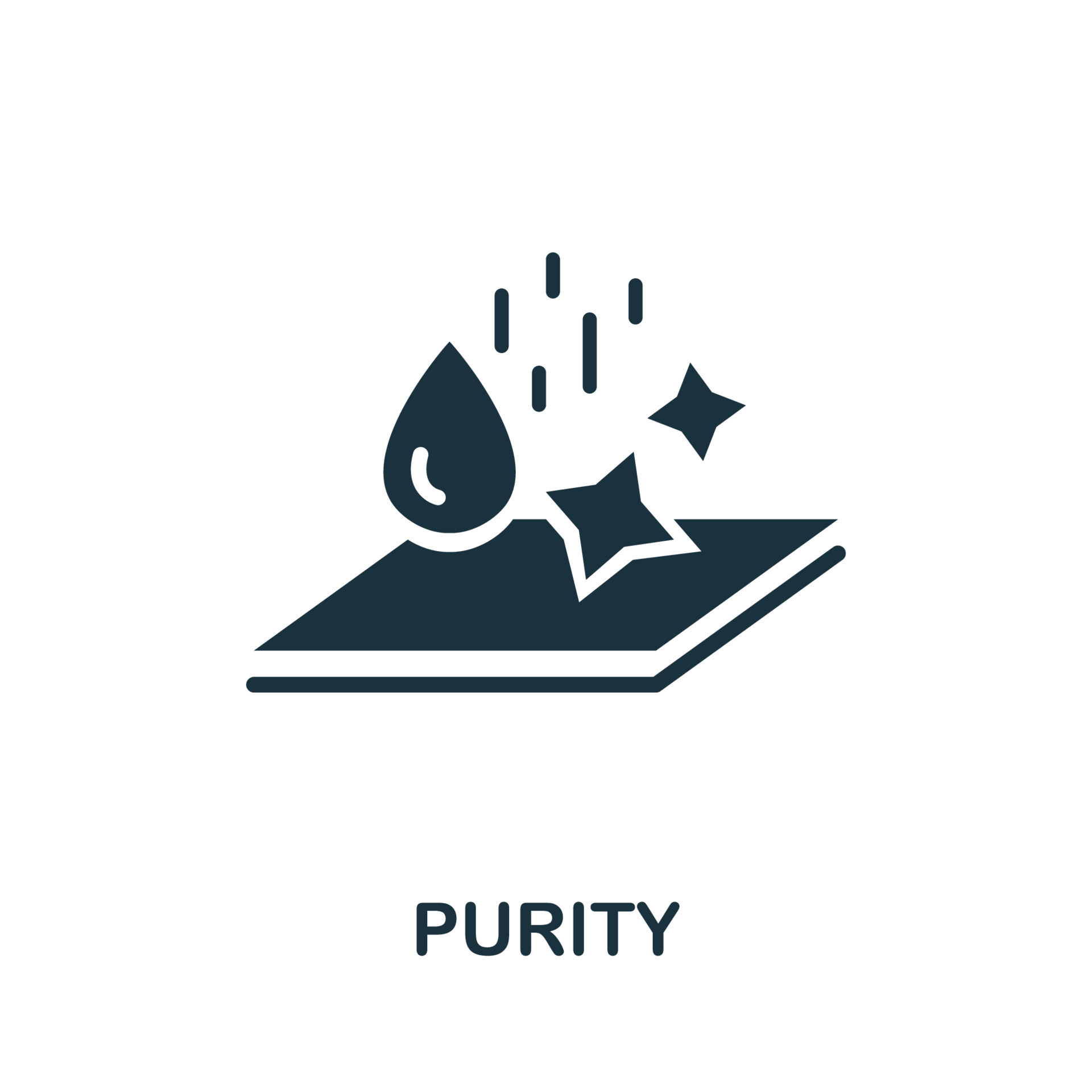 Purity icon. Simple element from hygiene collection. Creative Purity icon for web design ...