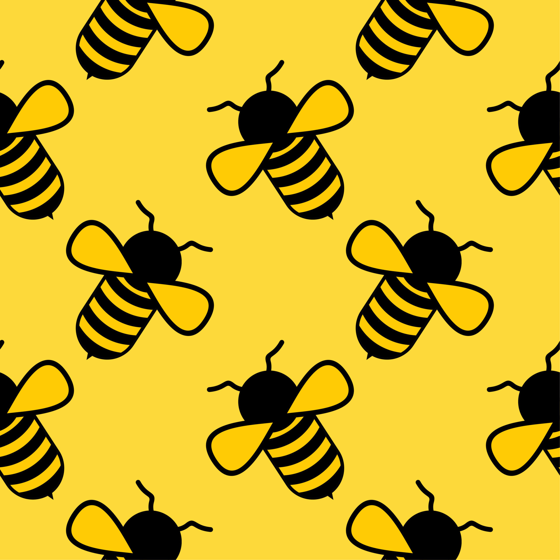 honey bee seamless pattern 18752796 Vector Art at Vecteezy honey bee seamless pattern 18752796 Vector Art at Vecteezy