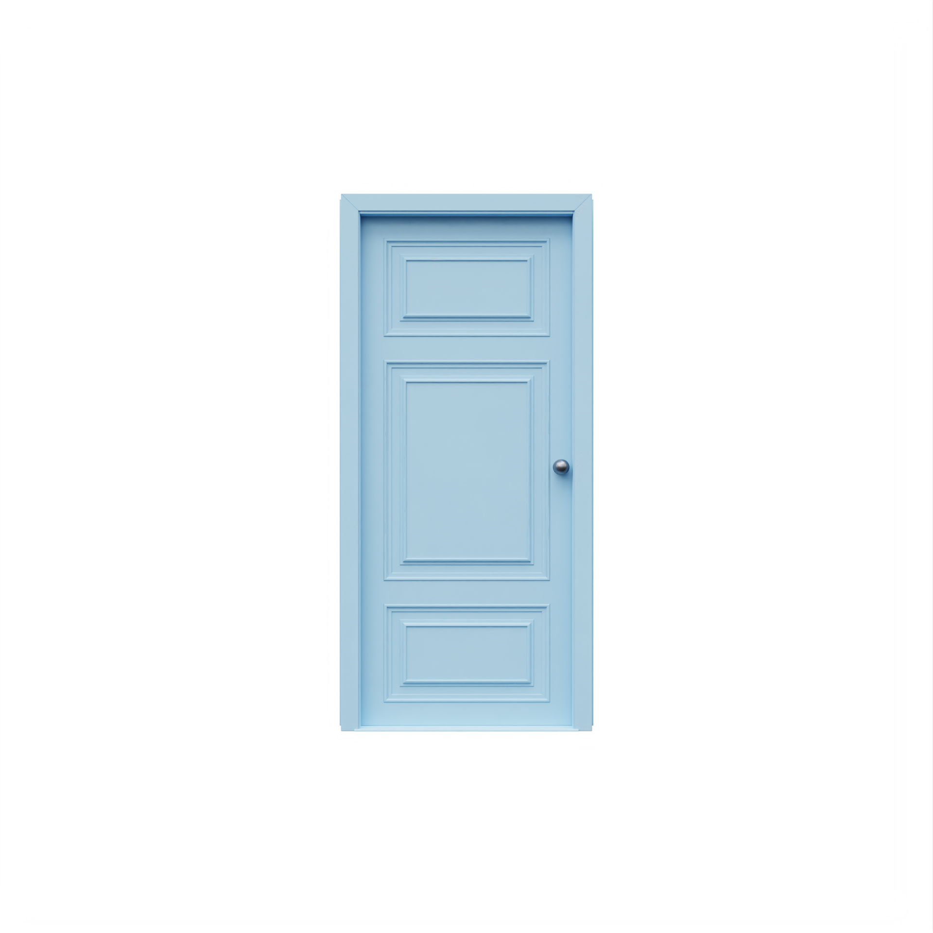 turquoise Color closed Door isolated 18754238 PNG