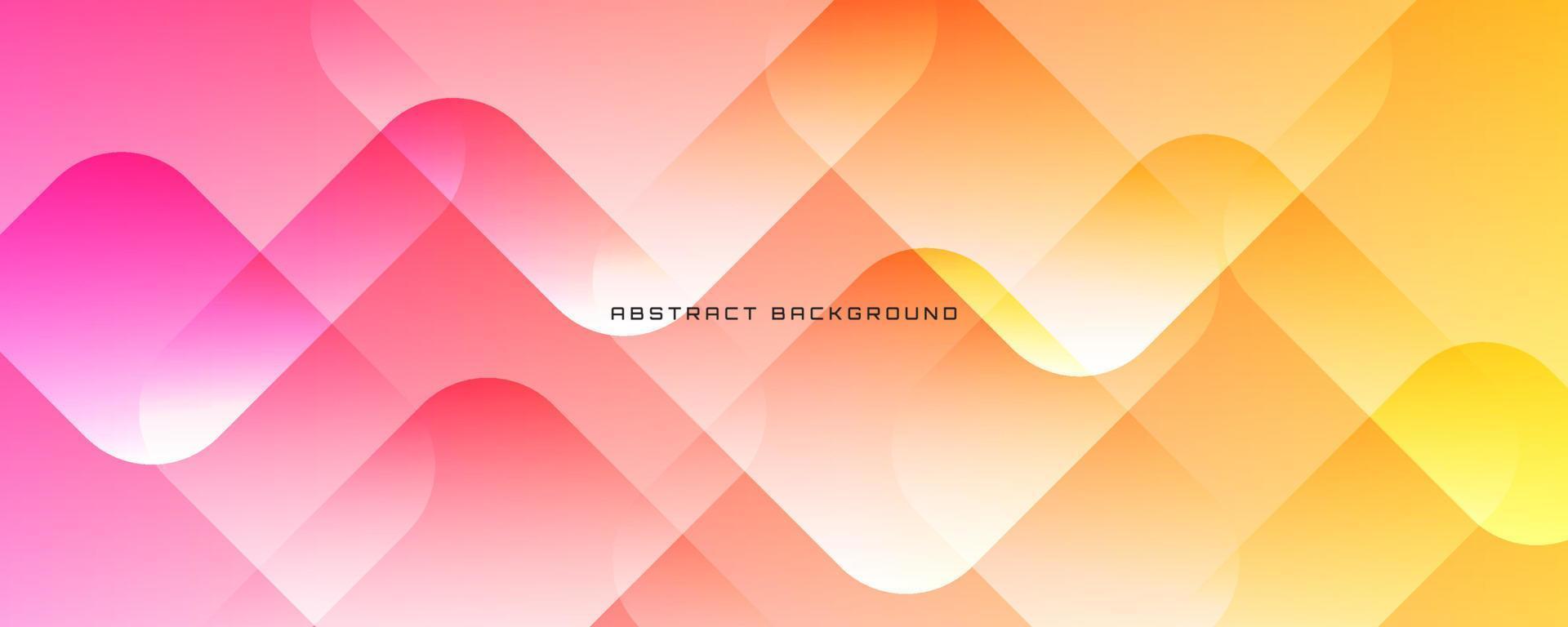3d Orange Geometric Abstract Background Overlap Layer On Bright Space