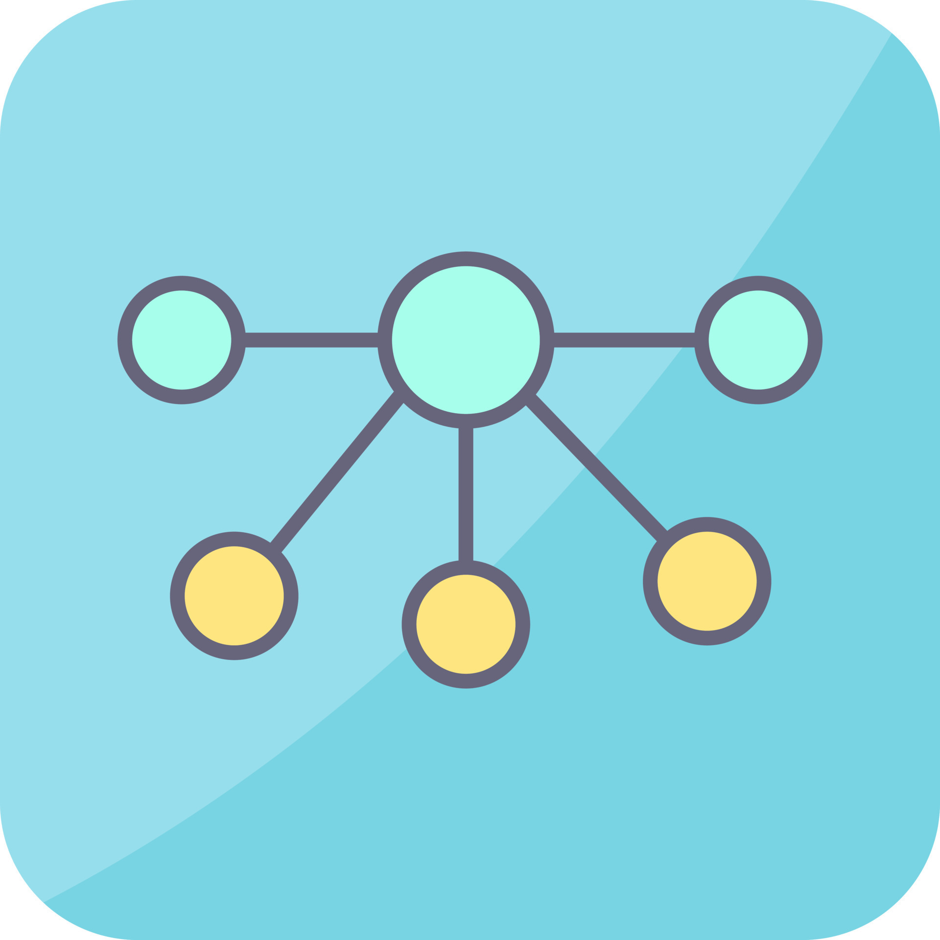 Nodes Vector Icon 18755422 Vector Art at Vecteezy