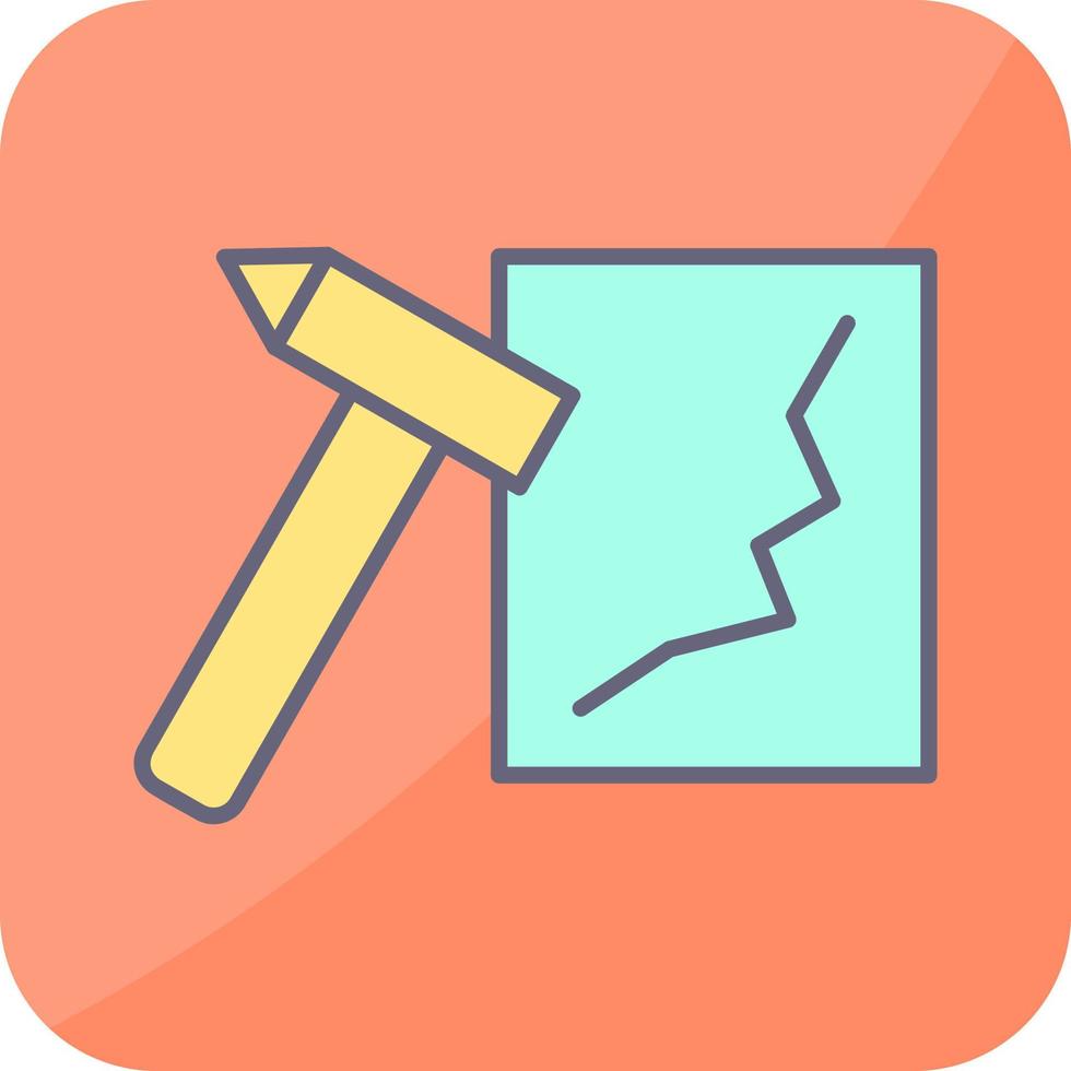 Unique Break Glass Vector Icon 18755439 Vector Art At Vecteezy