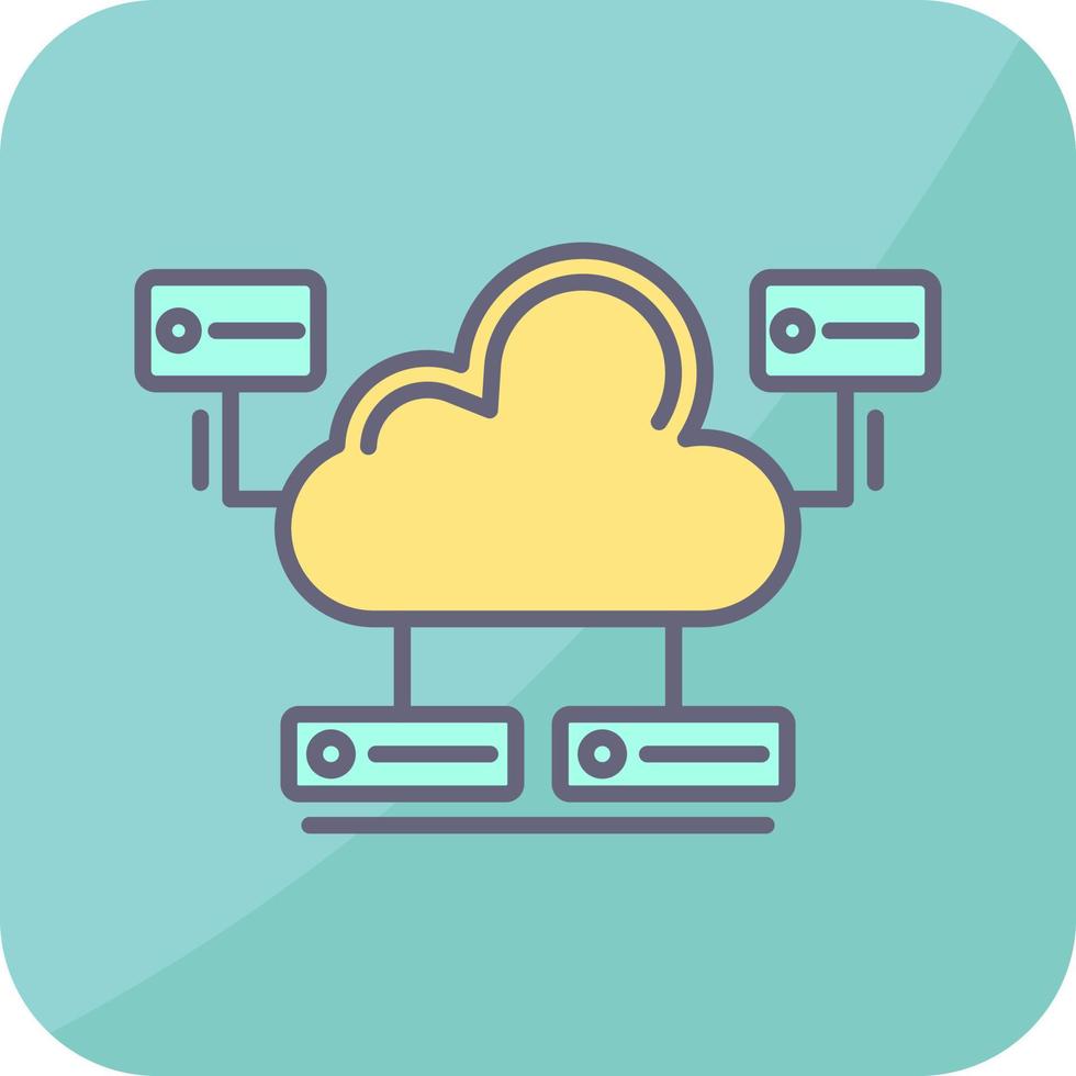 Cloud Database Vector Icon 18755735 Vector Art at Vecteezy