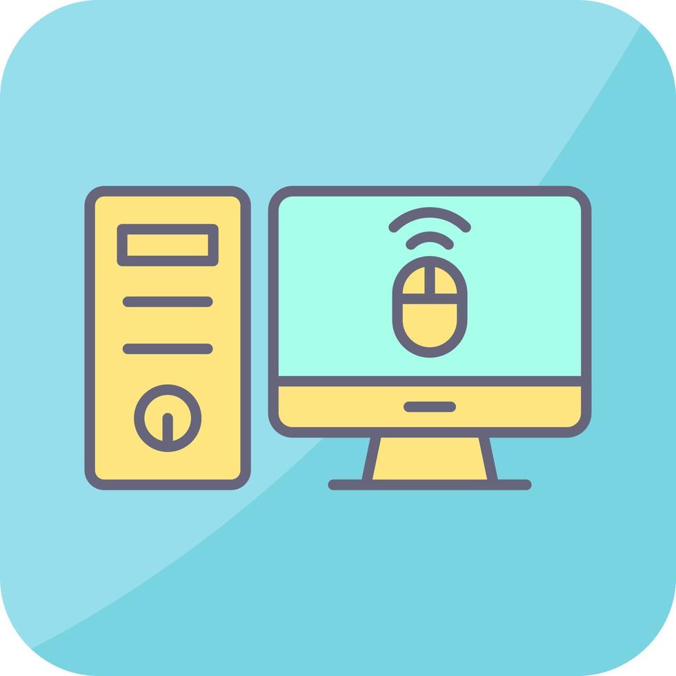 Desktop Computer Vector Icon 18759599 Vector Art at Vecteezy