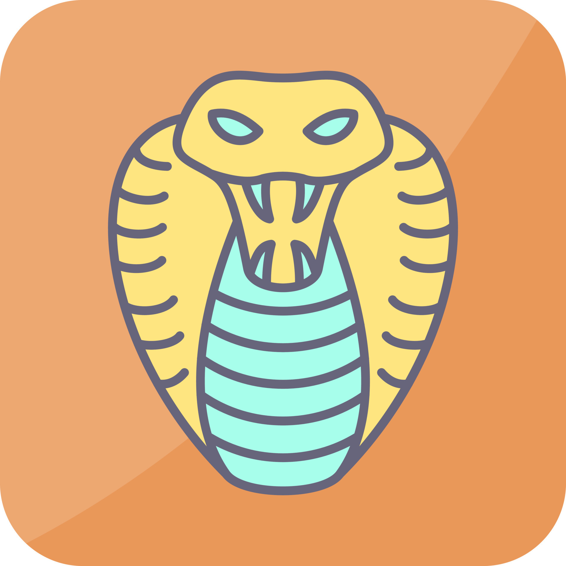 Snake Vector Icon 18760791 Vector Art at Vecteezy