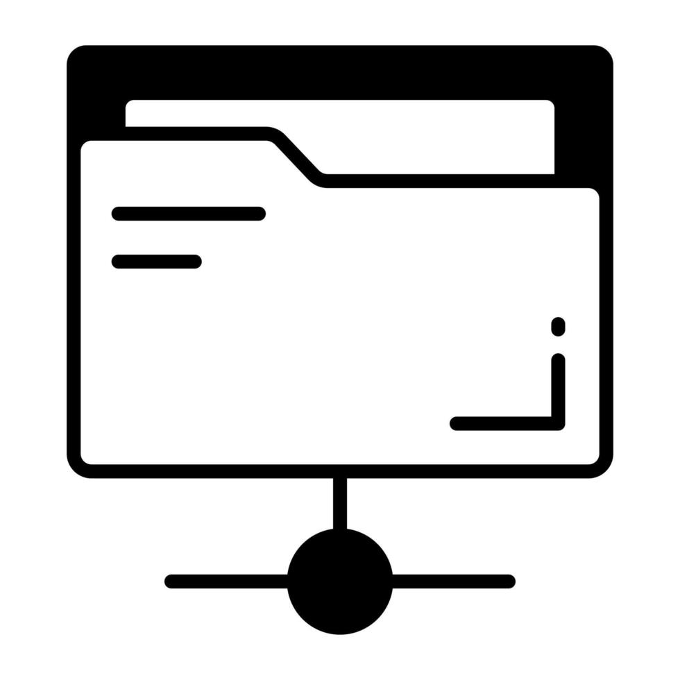 Network folder vector icon isolated on white background 18763527 Vector ... Network folder vector icon isolated on white background 18763527 Vector ...