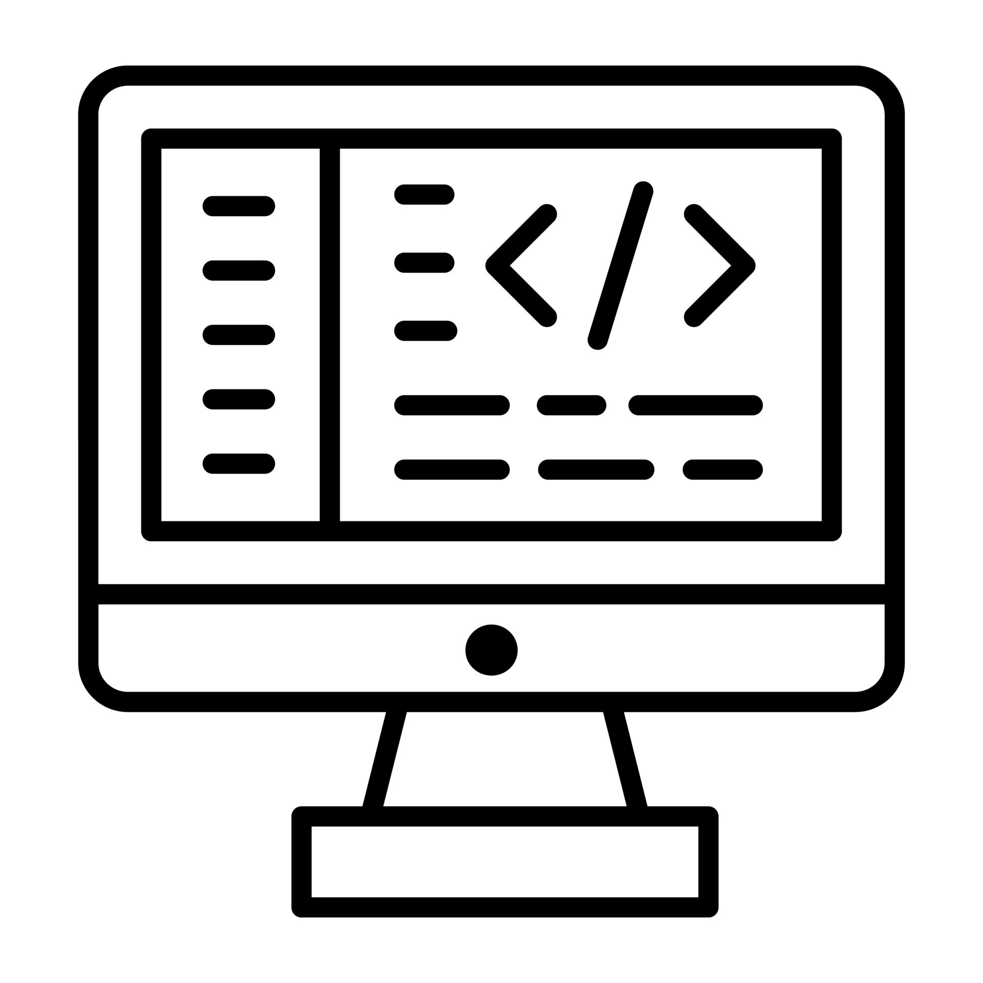 Coding vector icon isolated on white background 18763712 Vector Art at ...