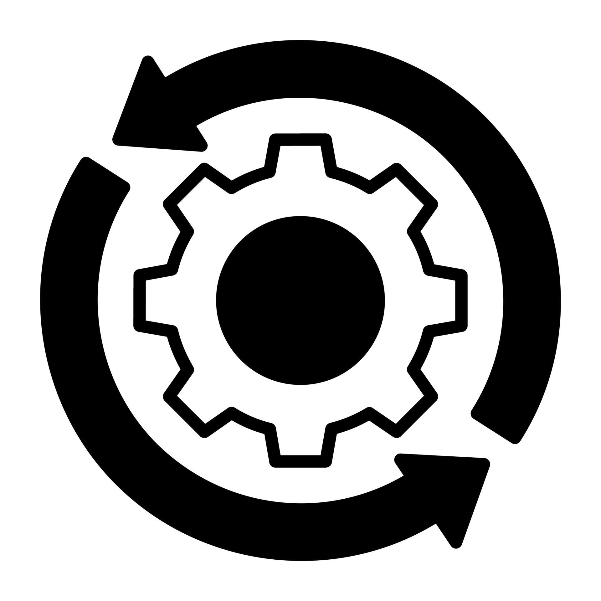 production vector icon isolated on white background 18763833 Vector Art ...