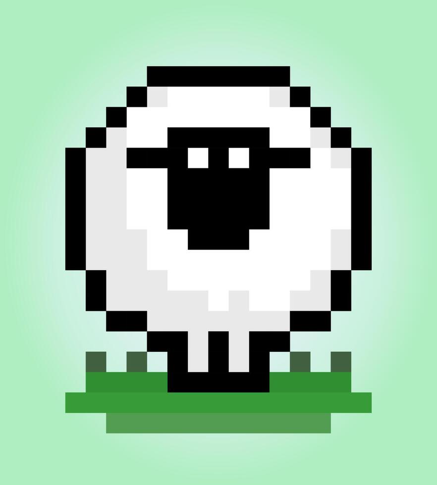 Pixel Sheep Vector Art, Icons, and Graphics for Free Download