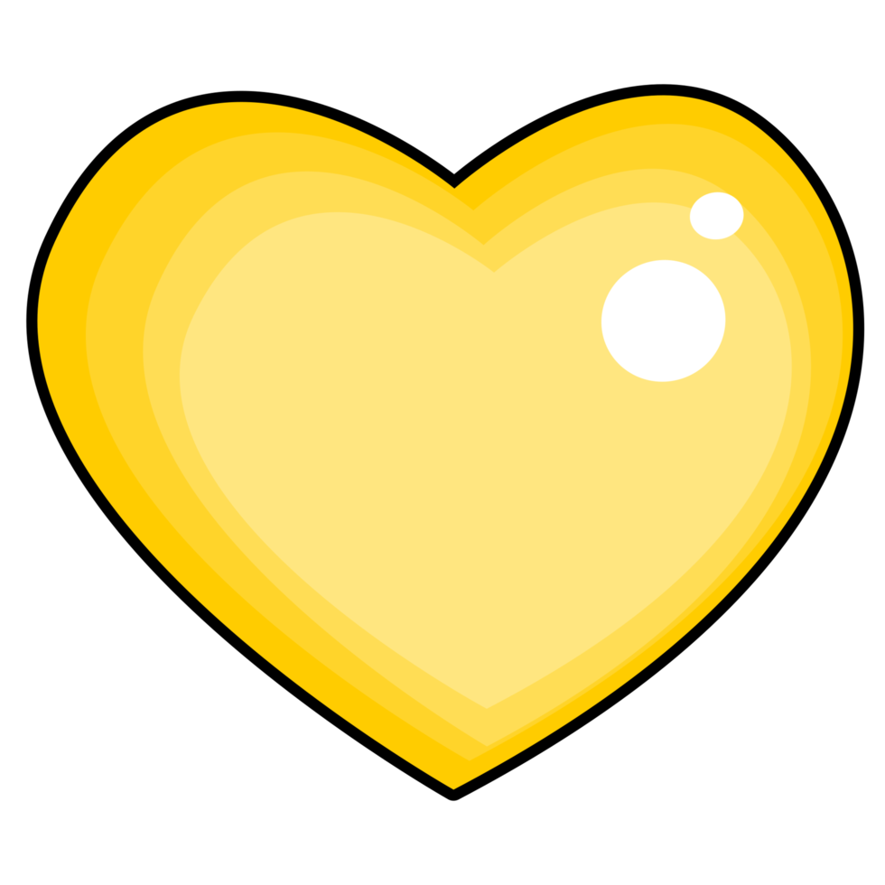 Yellow Heart Emoji