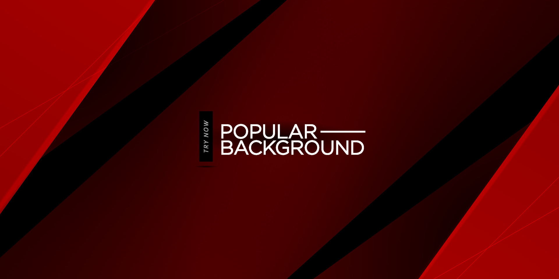 Abstract red and black.triangle on dark color geometric design. modern overlap papercut ...