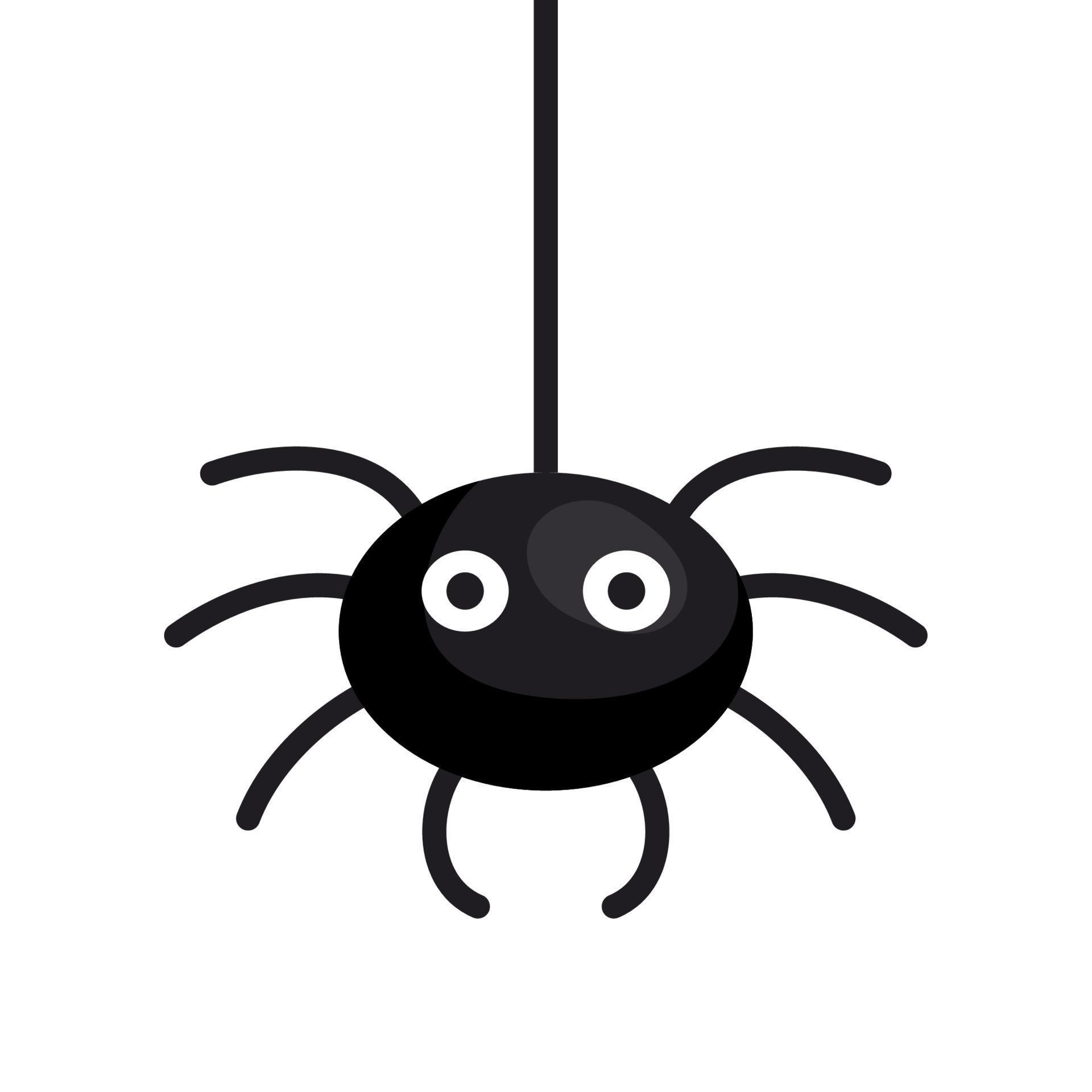 halloween, cute spider in white background 18772712 Vector Art at Vecteezy