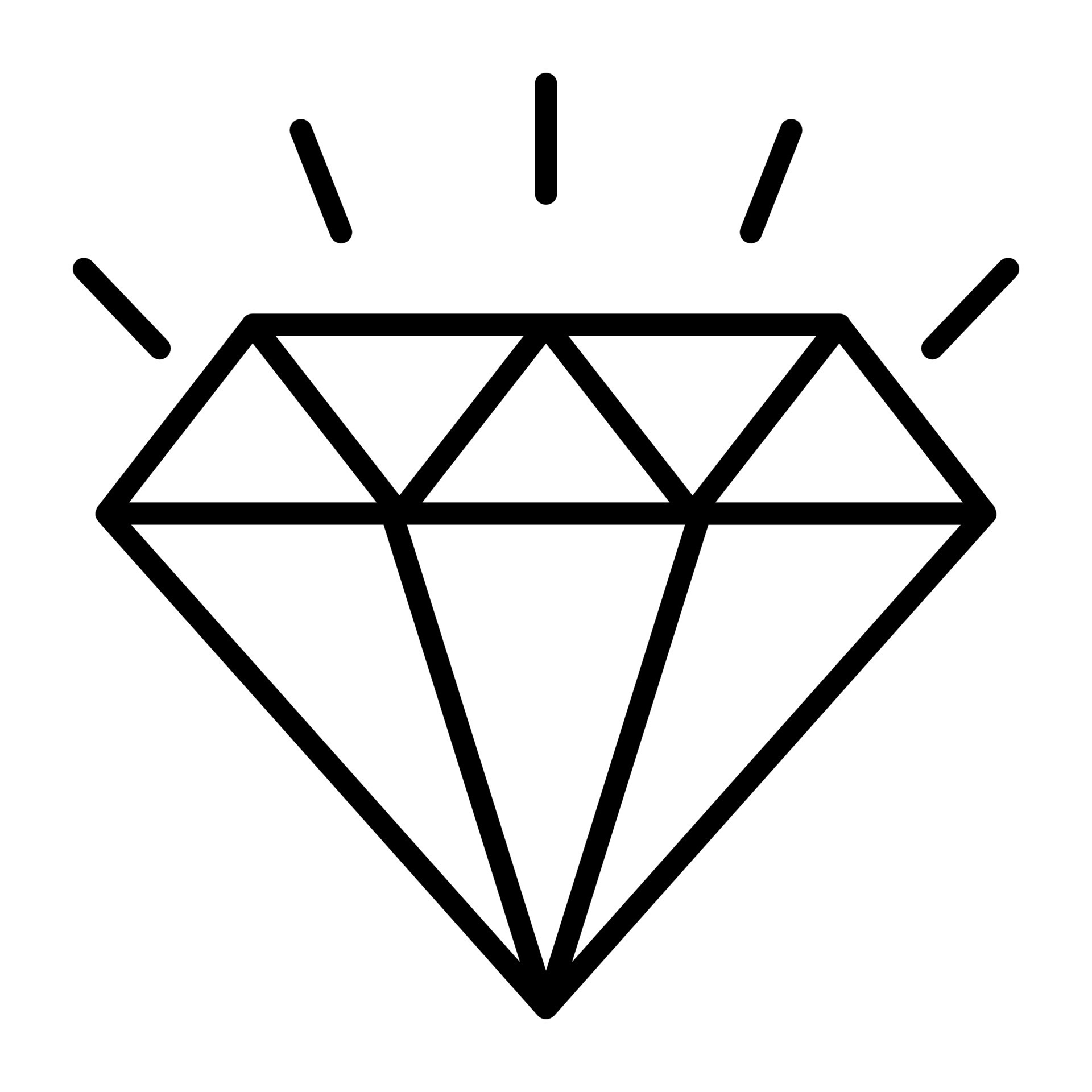 Diamond vector icon, carbon crystallized structure 18772957 Vector Art ...