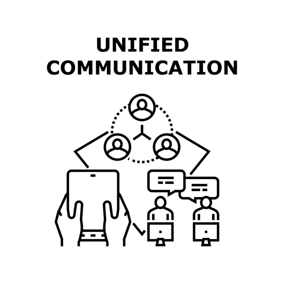 Unified Communication Vector Black Illustration 18774222 Vector Art at ... Unified Communication Vector Black Illustration 18774222 Vector Art at ...