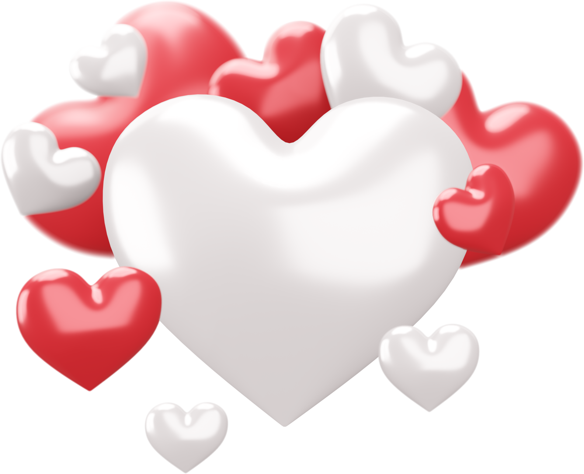 Set of Red and White Hearts Isolated Decorations 18774578 PNG Set of Red and White Hearts Isolated Decorations 18774578 PNG