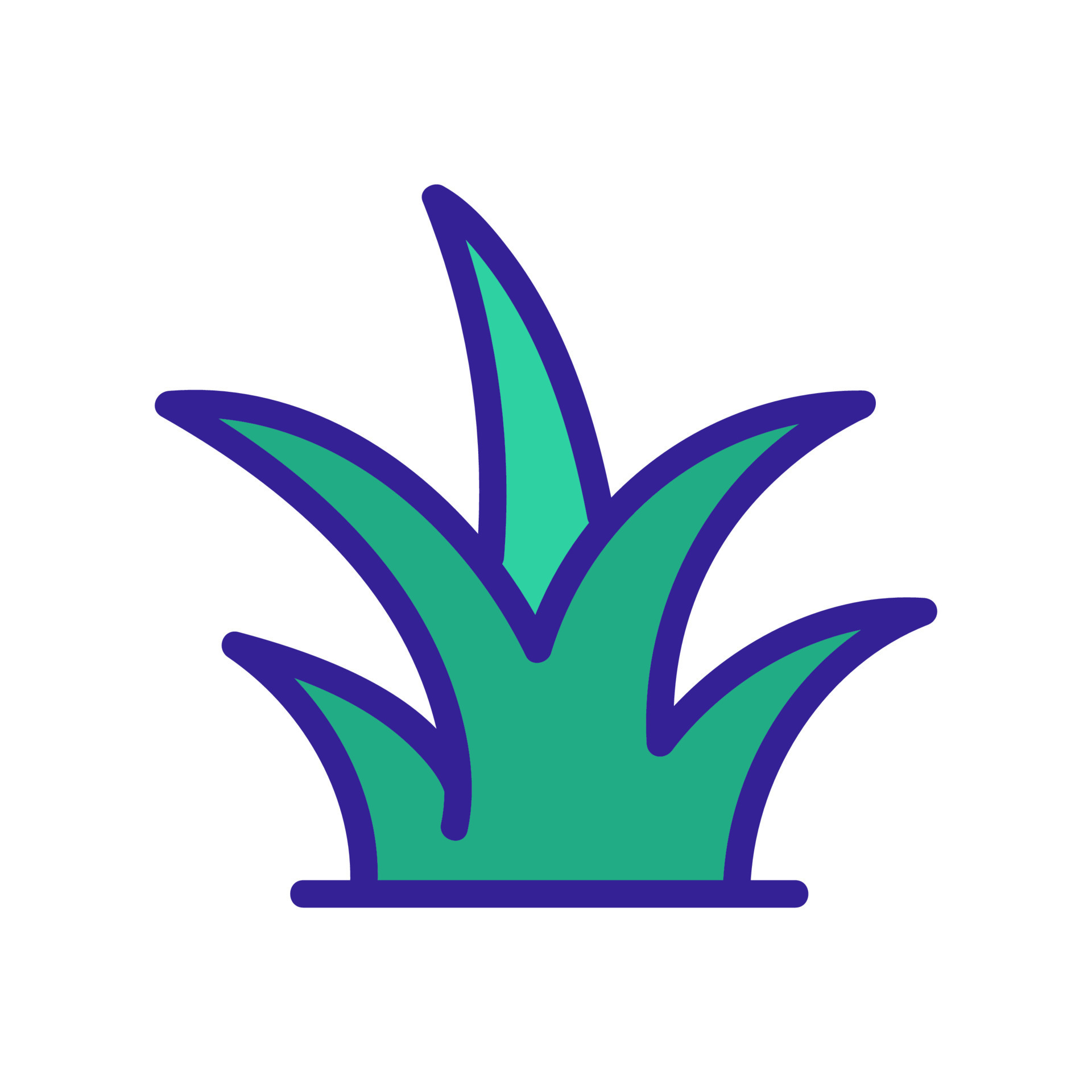 Ecological Grass Bush Icon Vector Outline Illustration 18775261 Vector