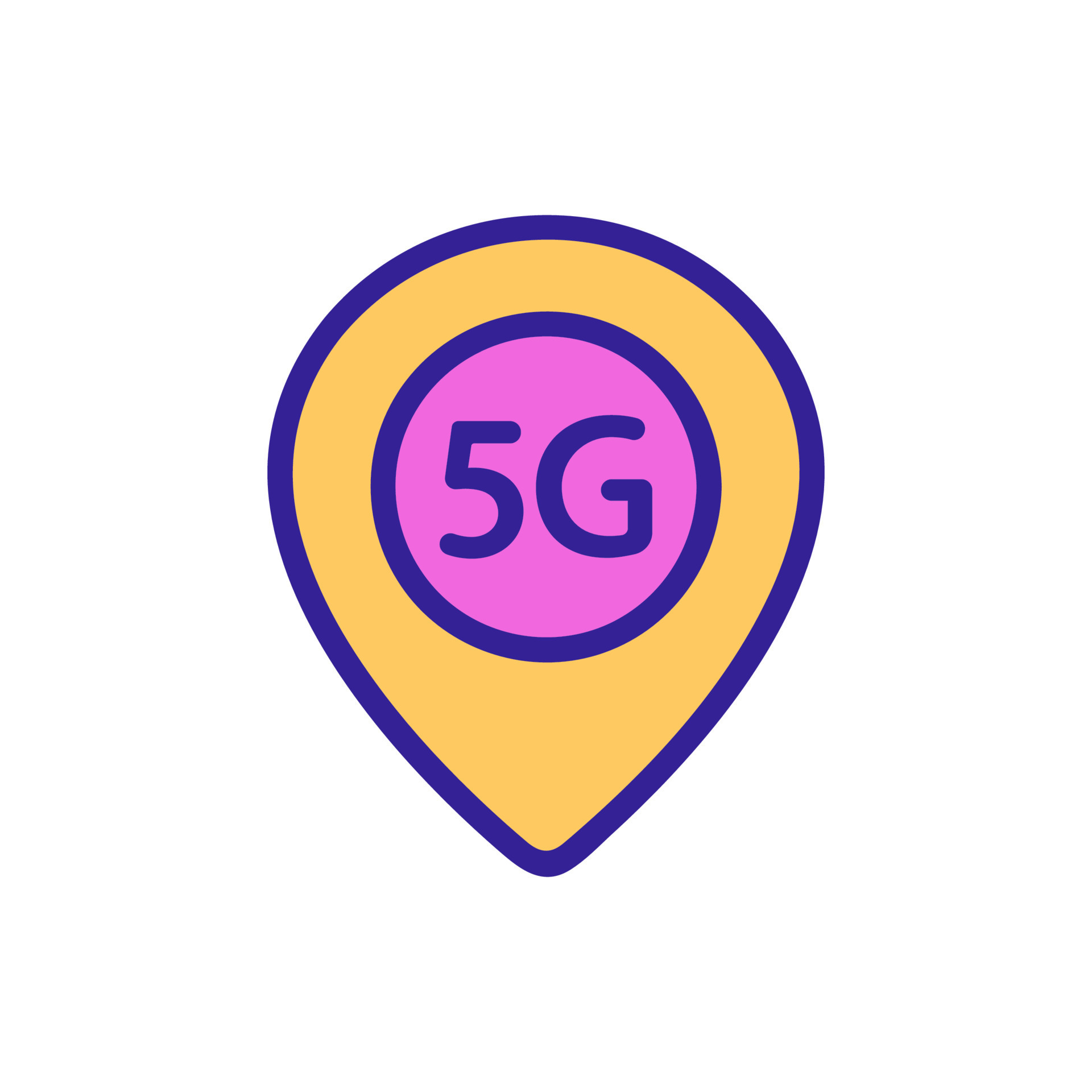Wifi Connection Icon Vector Isolated Contour Symbol Illustration