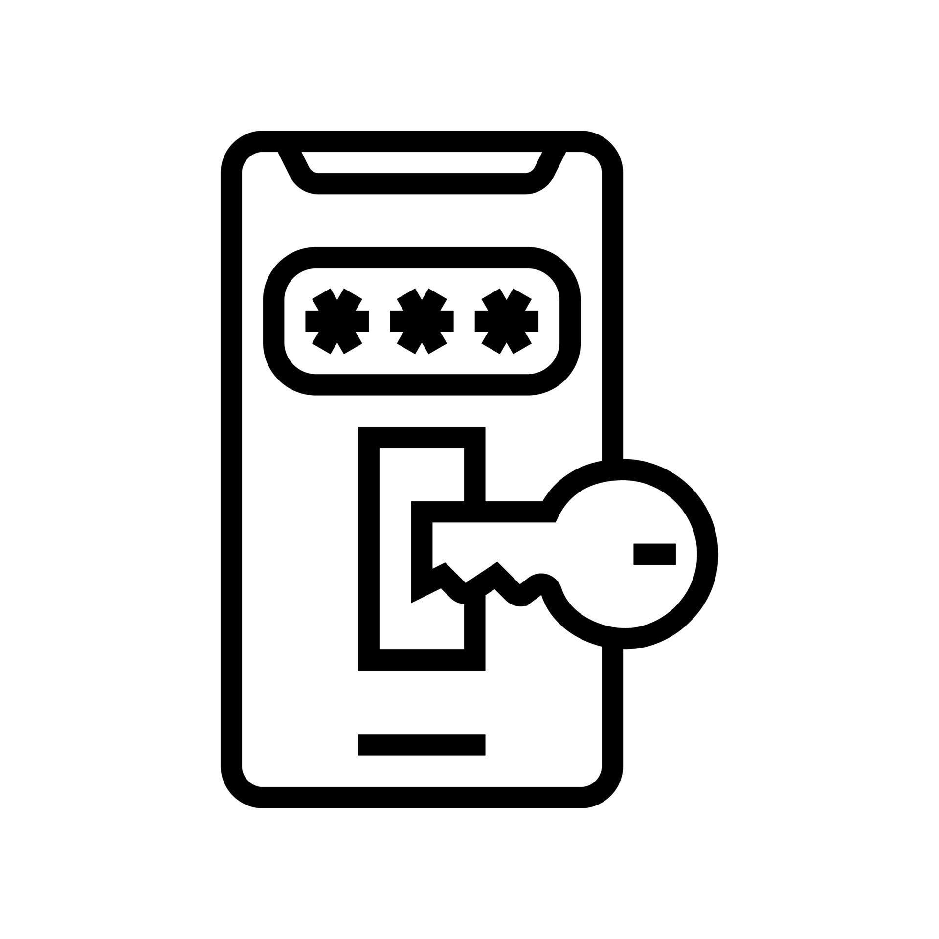 Phone Key Password Line Icon Vector Illustration 18778300 Vector Art At Phone Key Password Line Icon Vector Illustration 18778300 Vector Art At