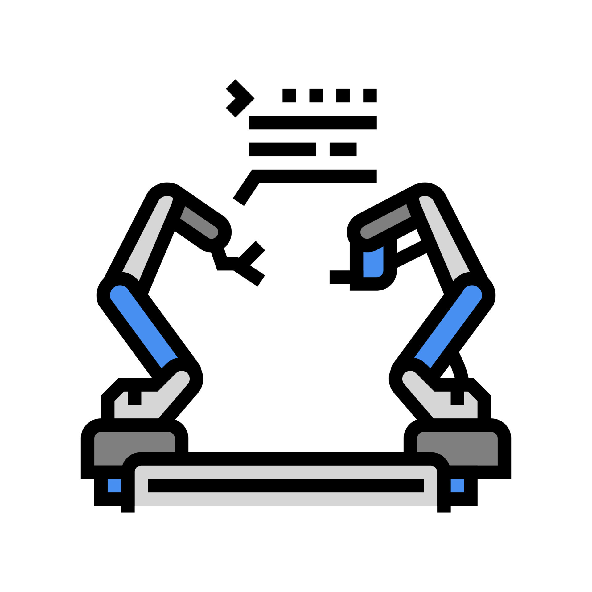pre-programmed robot color icon vector illustration 18778410 Vector Art ...