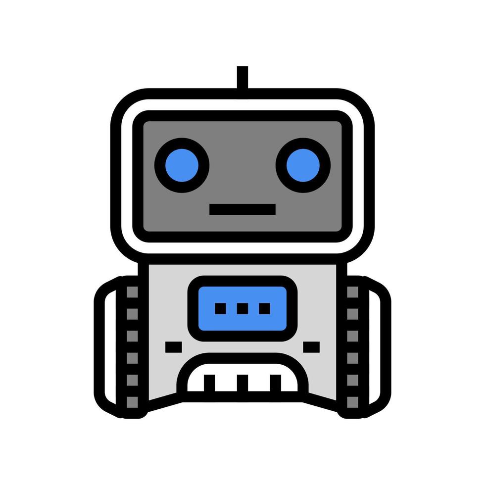 smart robot color icon vector illustration 18778551 Vector Art at Vecteezy
