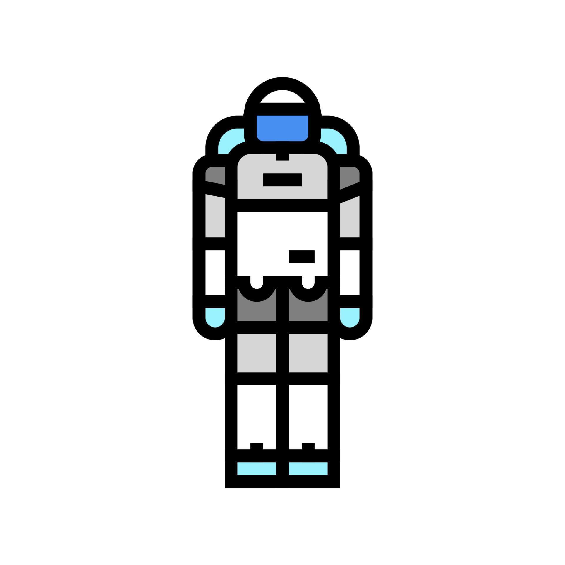 science robot color icon vector illustration 18778560 Vector Art at ...