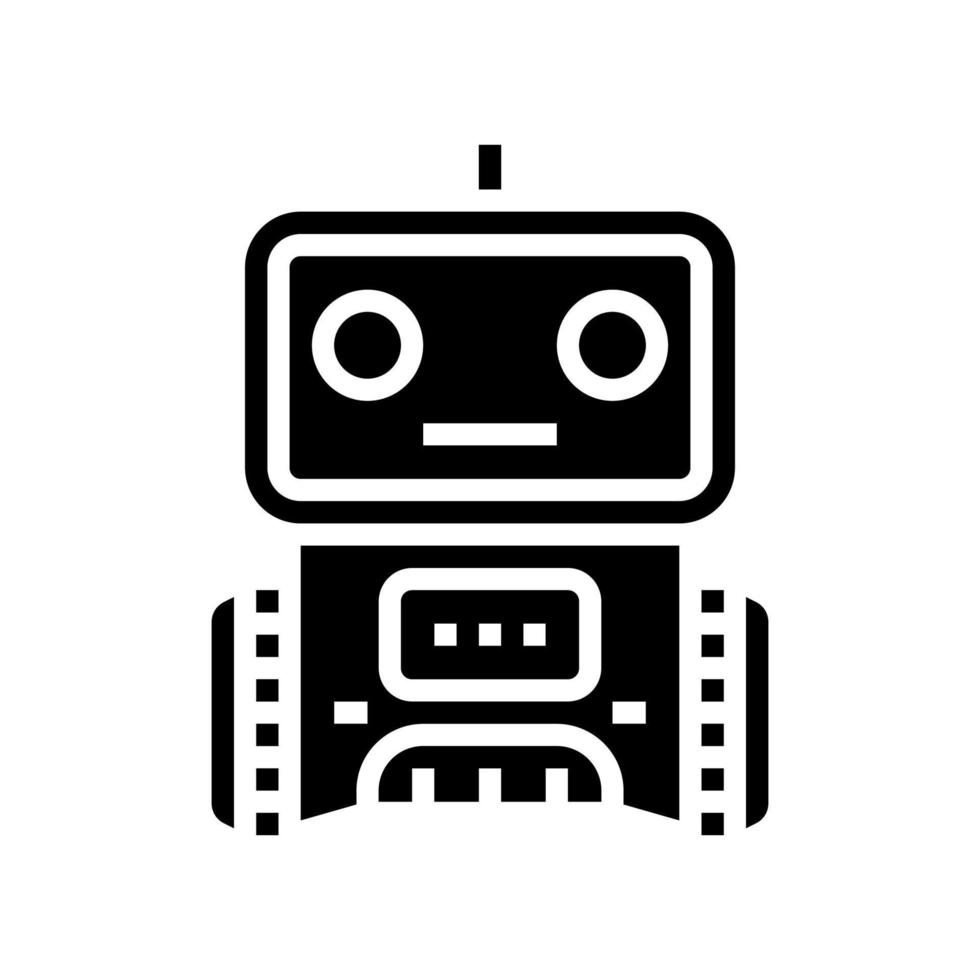 smart robot glyph icon vector illustration 18778562 Vector Art at Vecteezy