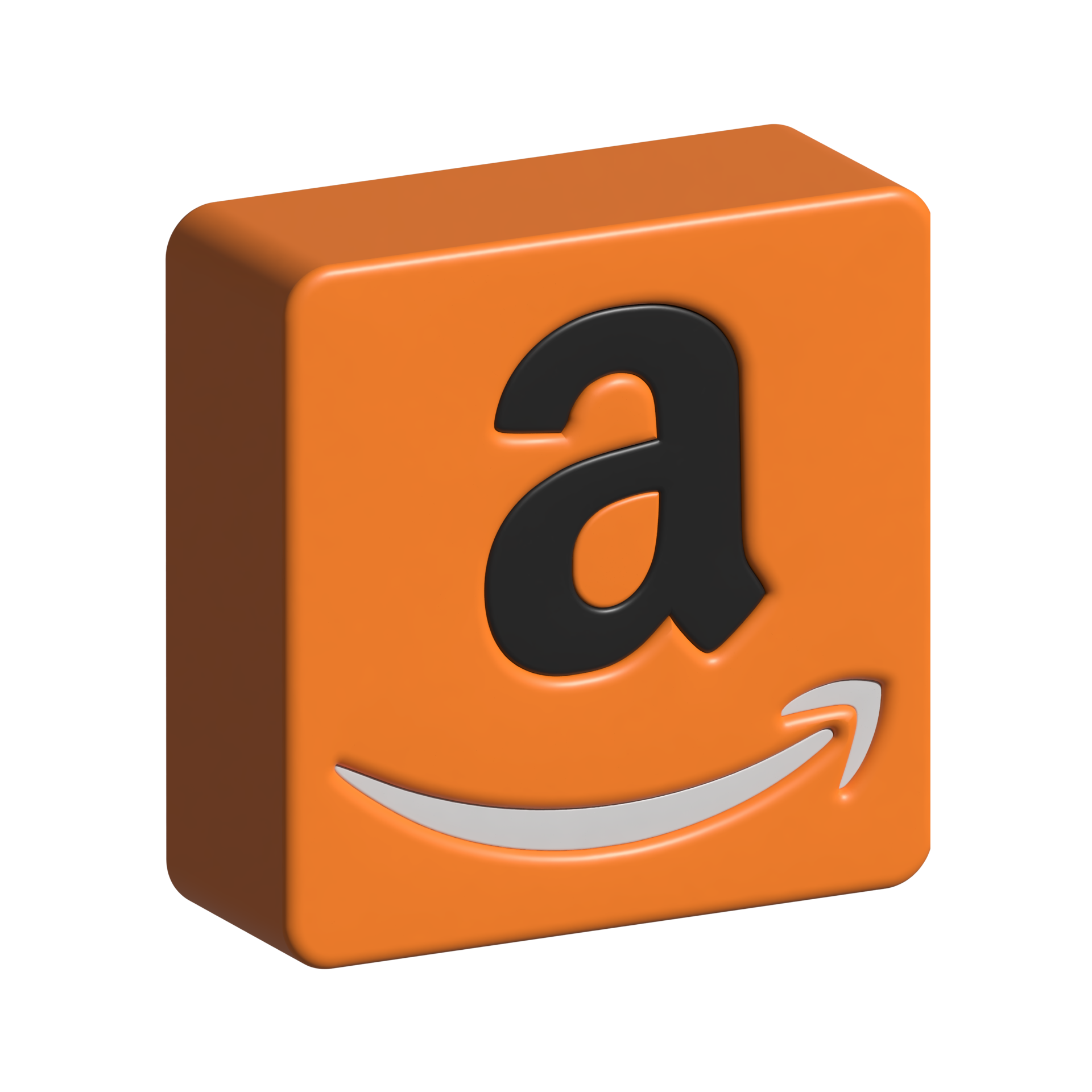 3d illustration of amazon logo 18779927 PNG