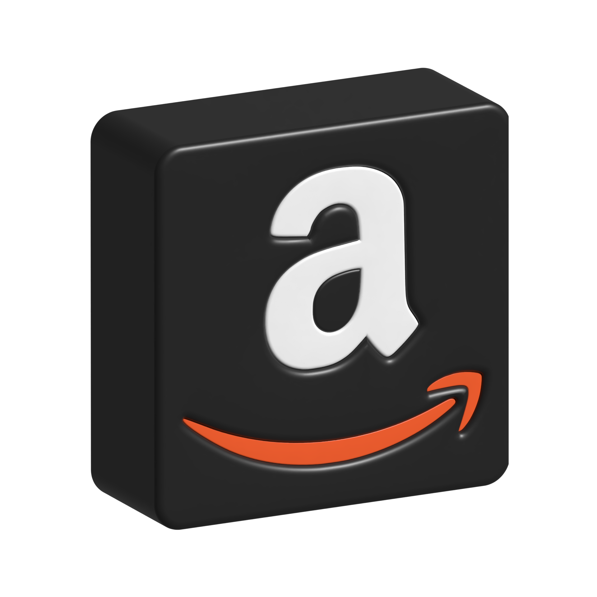 3d illustration of amazon logo 18780169 PNG