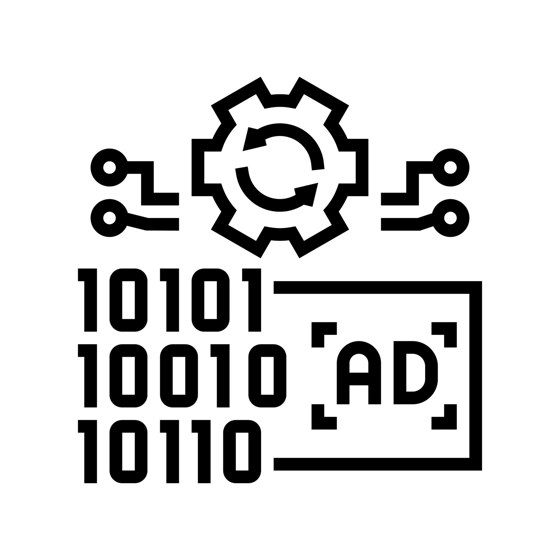 omni channel advertisements line icon vector illustration 18780726 ...