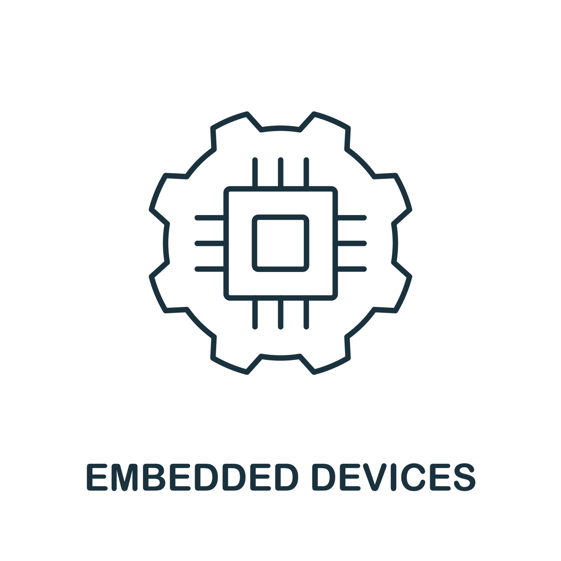 Embedded Devices icon from iot collection. Simple line Embedded Devices ... Embedded Devices icon from iot collection. Simple line Embedded Devices ...