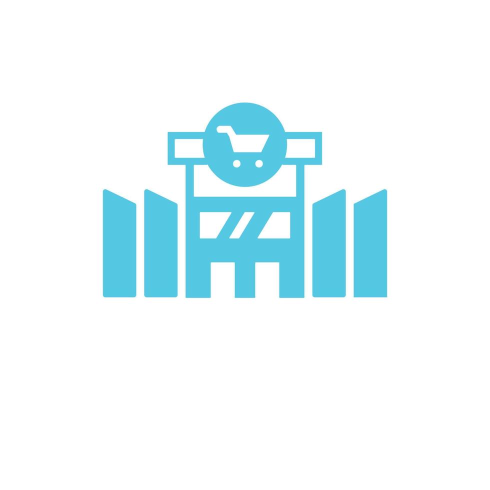 Shopping Center icon. Monochrome simple element from mall collection. Creative Shopping Center ...